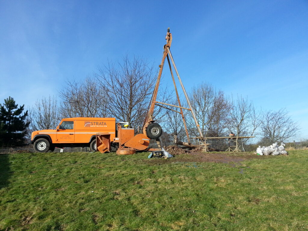 Cable Percussion Drilling - Van Elle